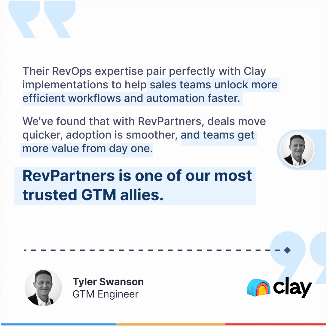RevPartners Named a Clay Elite Studio Partner